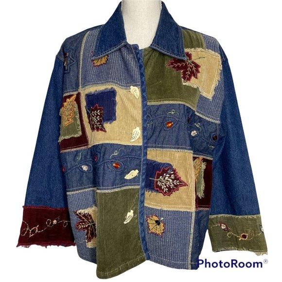 new directions | Jackets & Coats | Vtg New Directions Patchwork ...